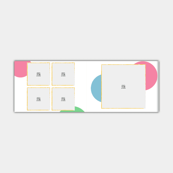 Diseñe e imprima "Libro de bebé, círculos multicolores, libro de fotos ...